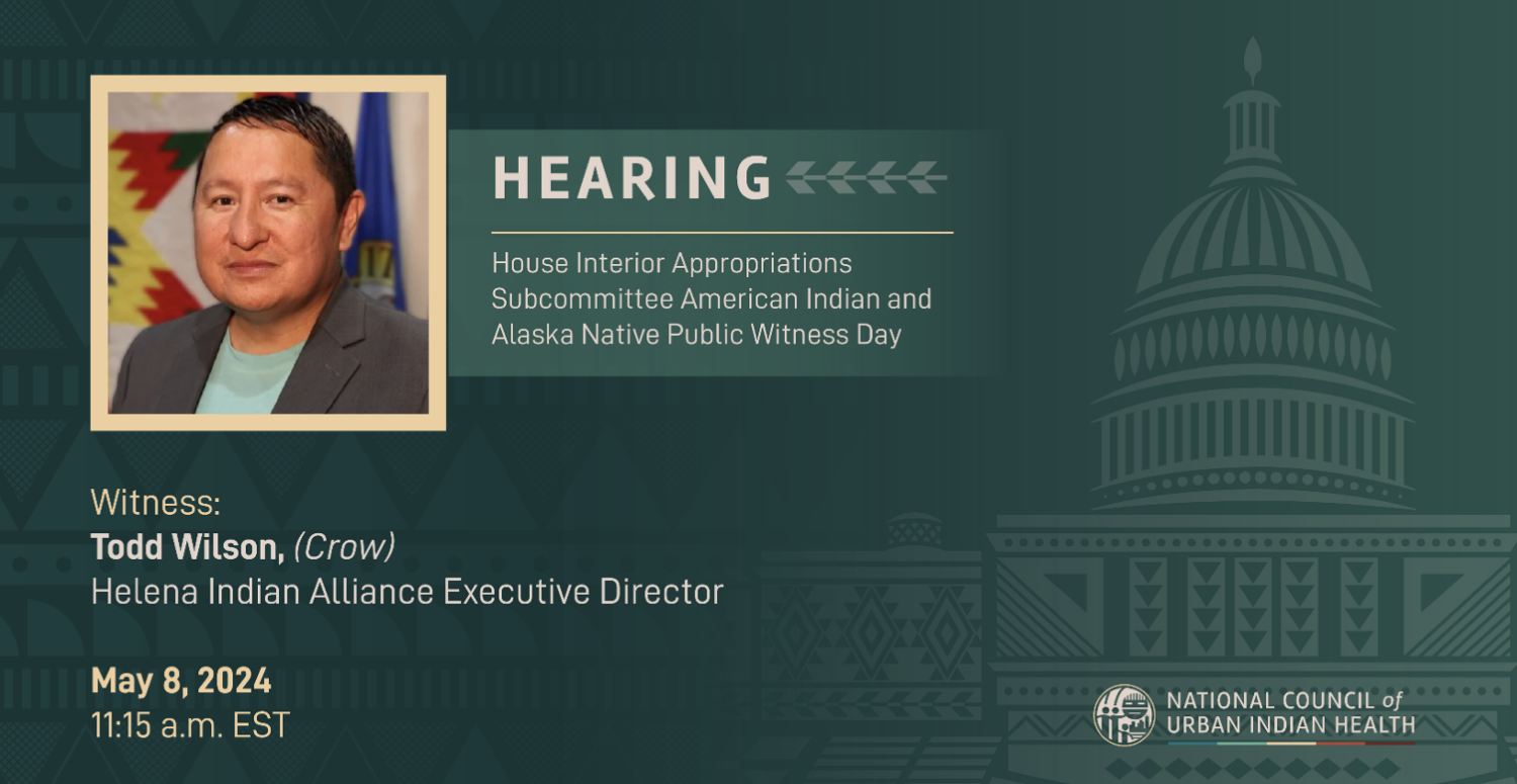 NCUIH to Testify During American Indian and Alaska Native Public ...